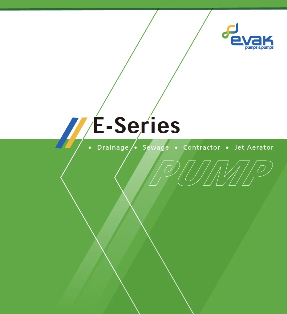 Evak E-Series Pumps Catalogue | Euroflo Fluid Handling Ltd